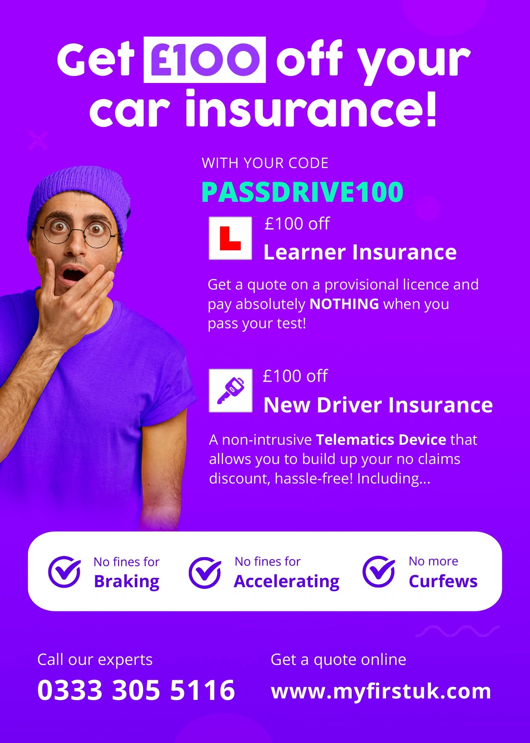 Learner Driver Insurance - Pass Drive Driving School
